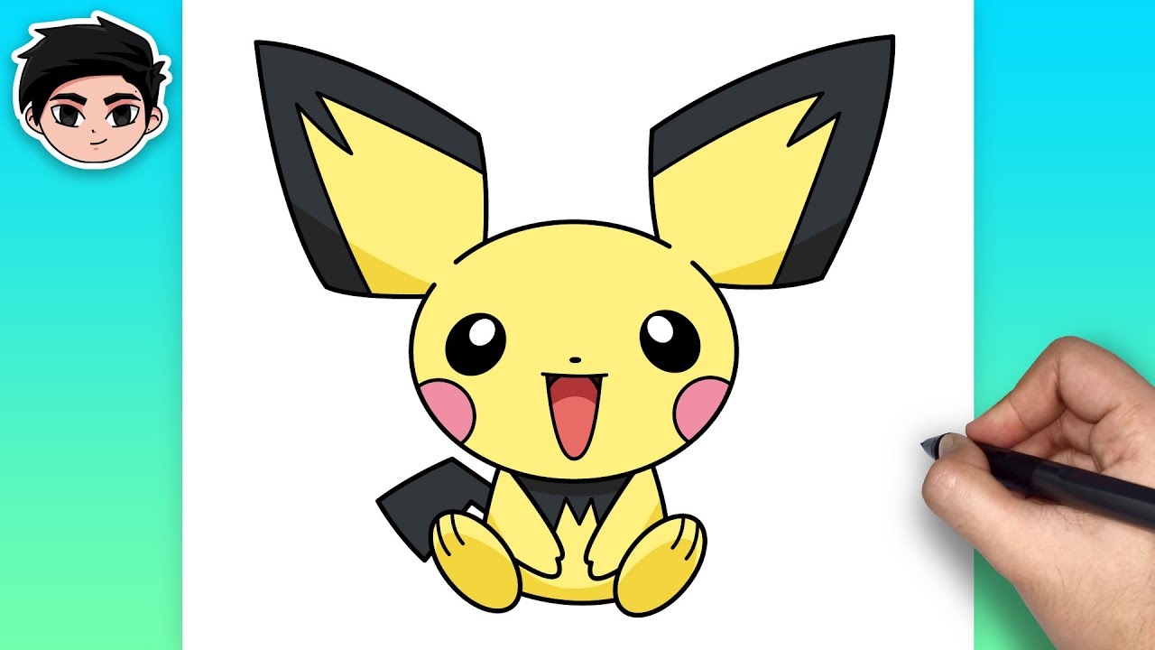 How To Draw PICHU | Pokemon - For Beginners Easy Step By Step Tutorial ...