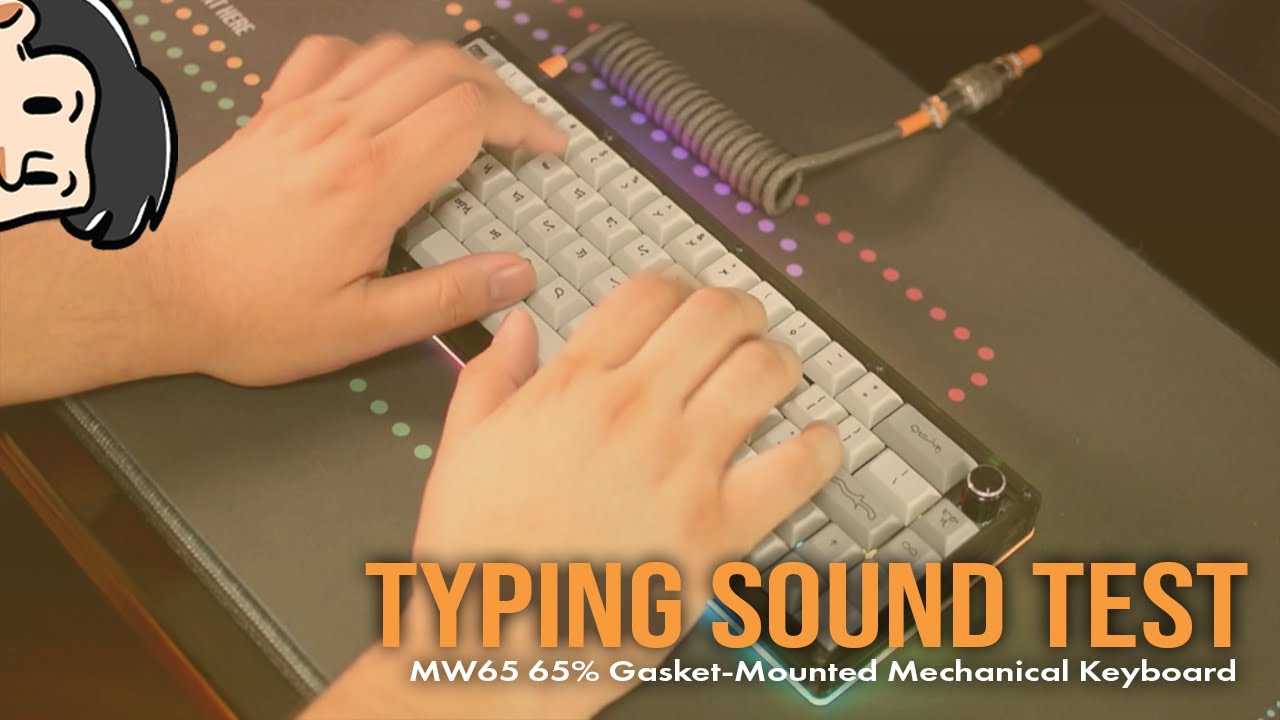 Typing Sound Test: MW65 65% Mechanical Keyboard - YouTube