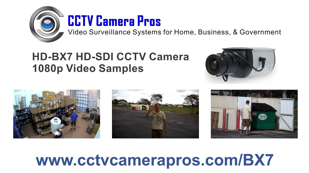 HD-BX7 Box HD-SDI CCTV Camera 1080p Surveillance Video Samples - YouTube