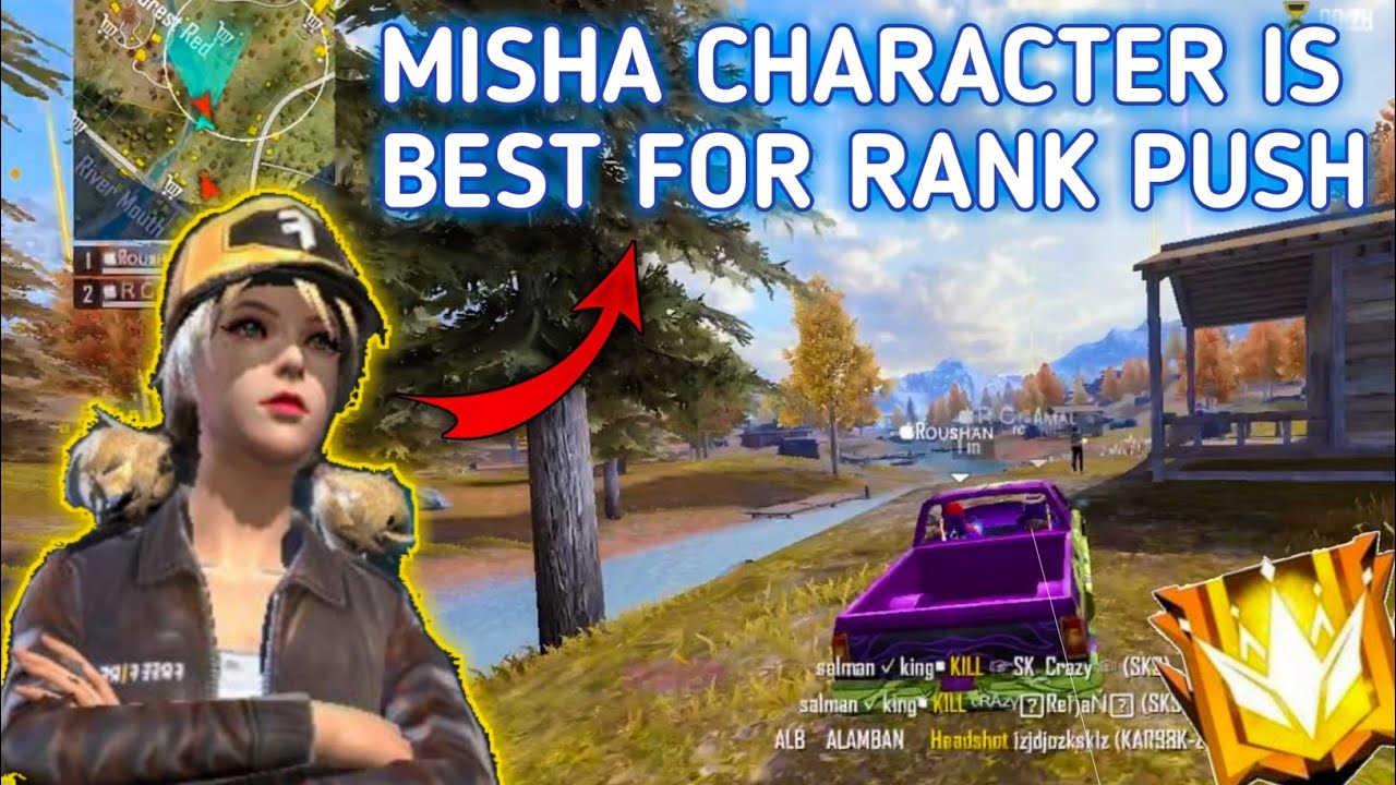 misha character ka ability is best for rank push | misha character tips ...