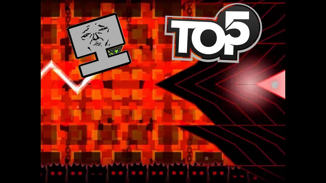 Top 5 Funnygame Levels - Geometry Dash - YouTube