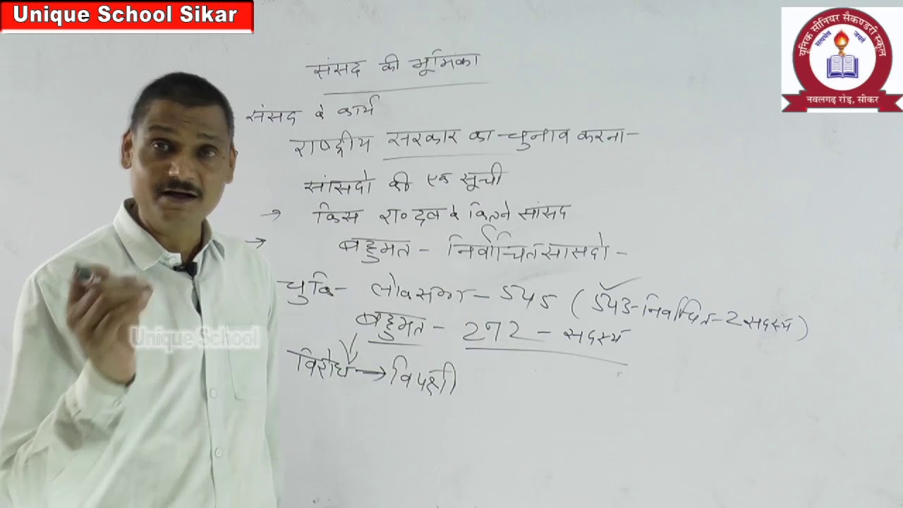 SOCIAL SCIENCE-संसद -राष्ट्रीय सरकार का चुनाव करना -FOR CLASS-9 BY ...