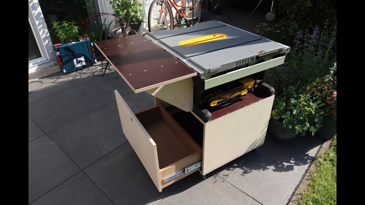 DeWalt DWE7492 - adding extension table and installing a nice big ...