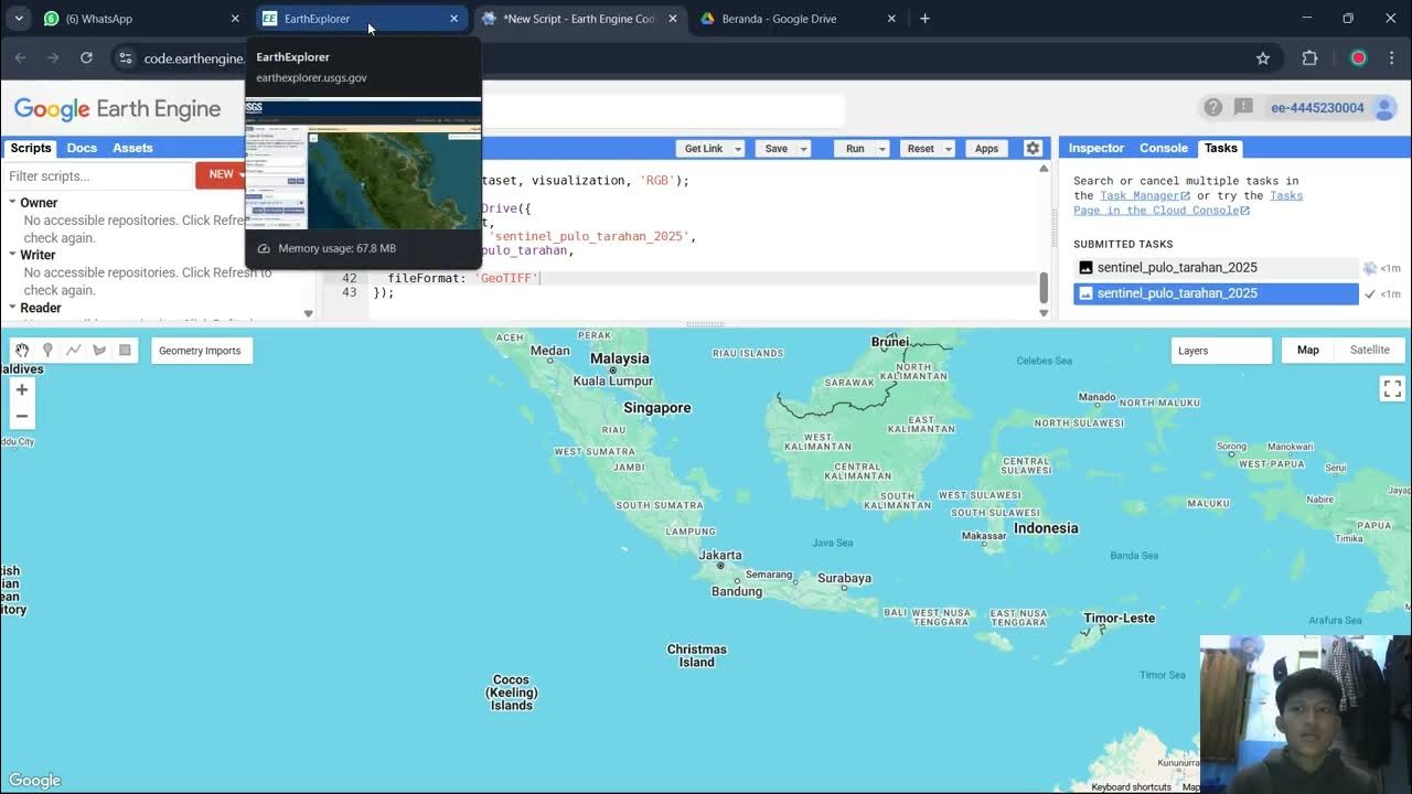 TUTORIAL PEMETAAN SUATU DAERAH MENGGUNAKAN GOOGLE EARTH ENGINE DAN USGS ...