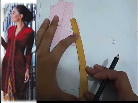 CARA MERUBAH POLA KEBAYA KARTINI - YouTube