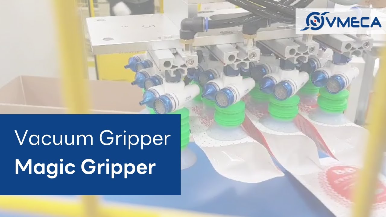 Magic Gripper - vacuum gripper introduction with crumpled pouch ...