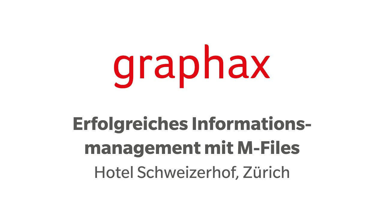 Success Story Graphax - Hotel Schweizerhof - 210305 - YouTube