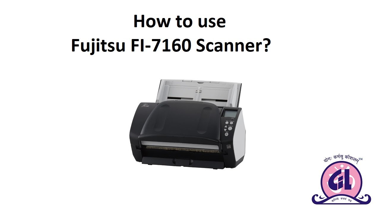 How to use Fujitsu FI-7160 Scanner? - YouTube