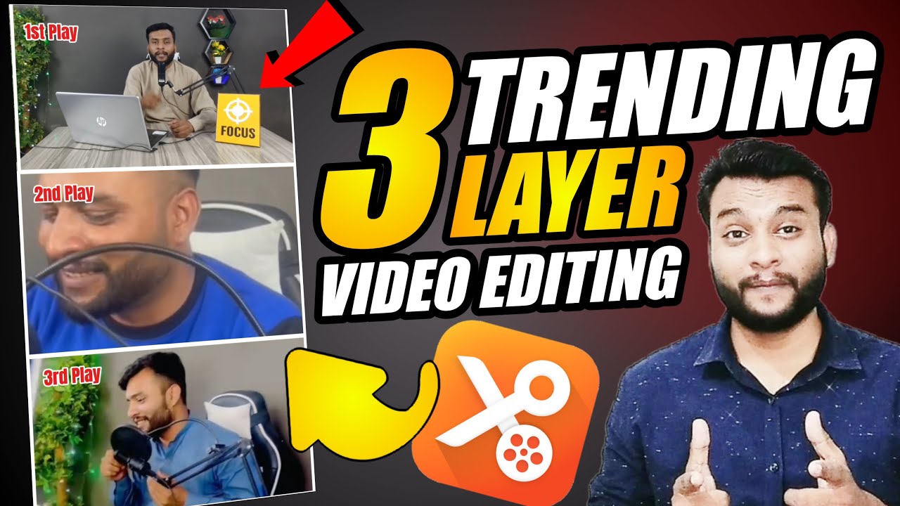 3 Layer Video Editing ️ | Youcut Video Editing Kaise Kare | Video ...