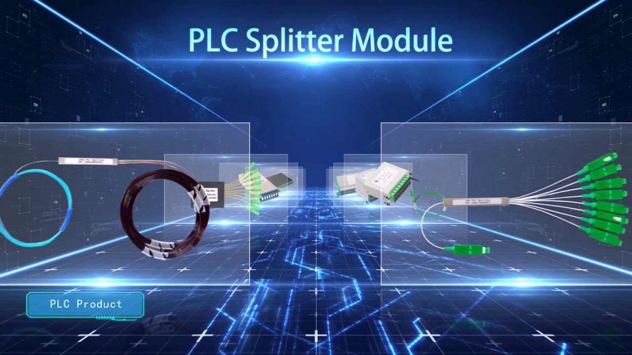 ORC products PLC splitter and WDM series - YouTube