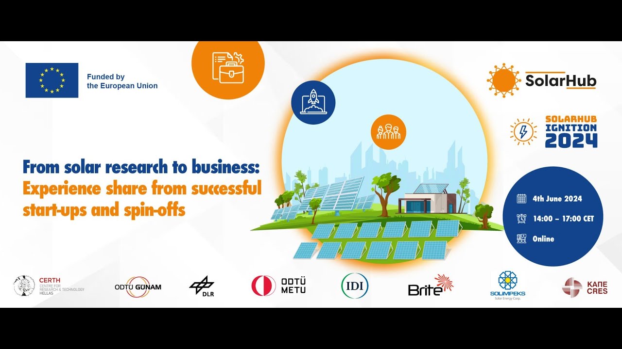 From solar research to business: Experience share from successful start ...