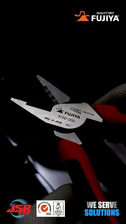 3100-200 | HIGH LEVERAGE SIDE CUTTING PLIERS “ZERO” คีมปากจิ้งจก | FUJIYA - YouTube