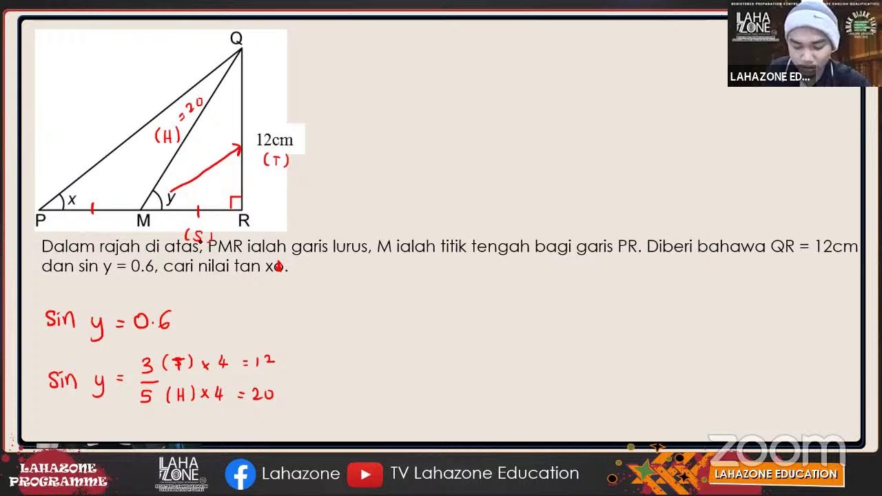 Nisbah Trigonometri Matematik Tingkatan 5 - YouTube