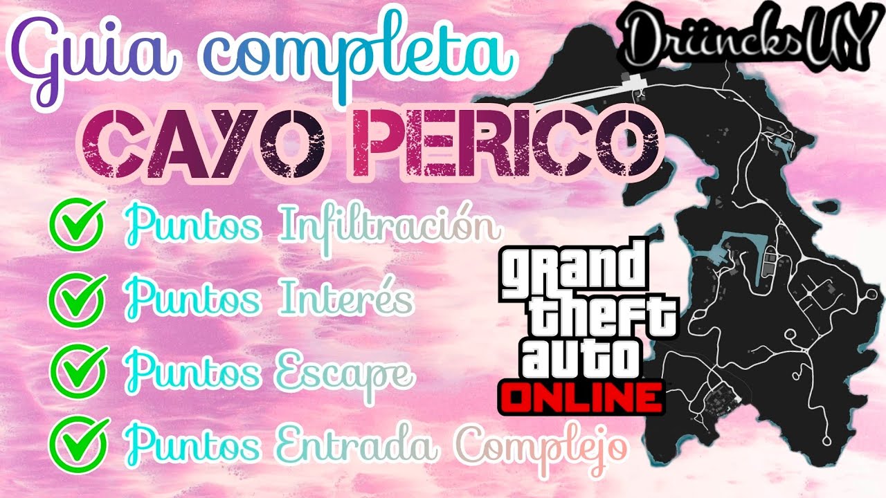 Guía Completa de CAYO PERICO Todas las Ubicaciones gta v - YouTube