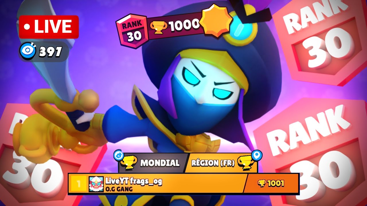 RUSH MORTIS R30 🔥 - Live Brawl Stars FR - YouTube