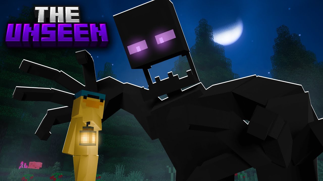 Surviving Minecraft's Newest HORROR Mod...The Unseen - YouTube