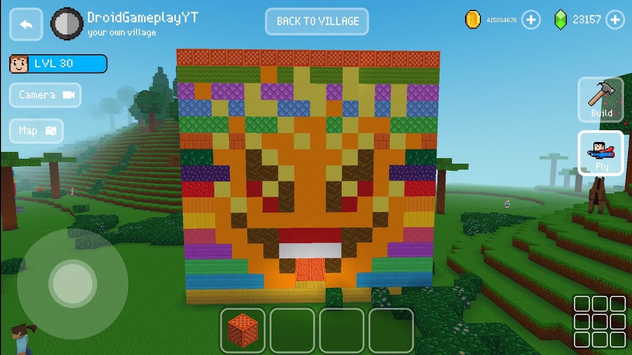 Rainbow Magma House - Block Craft 3d: Building Game - YouTube