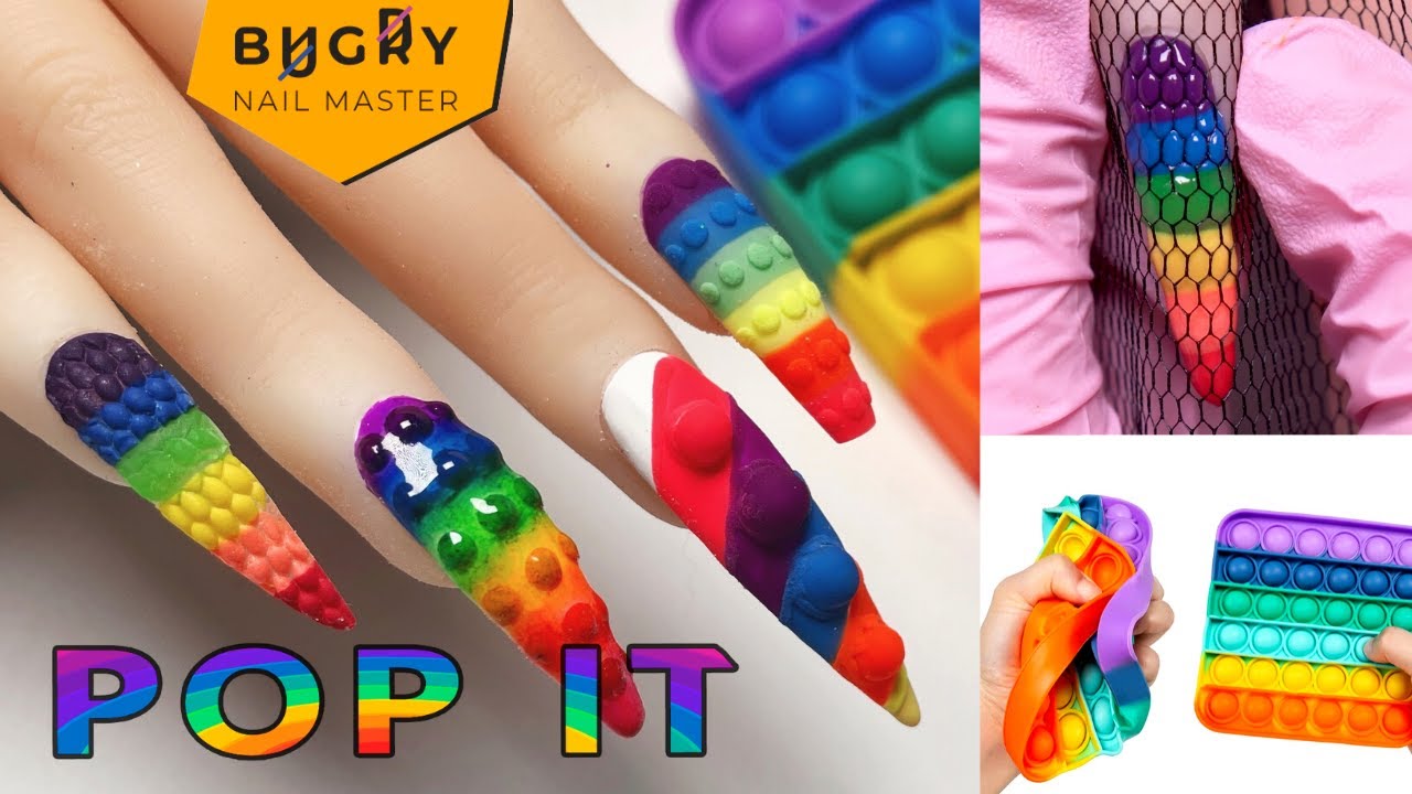 POP IT Fidget Nails! | Tik Tok Nails - YouTube
