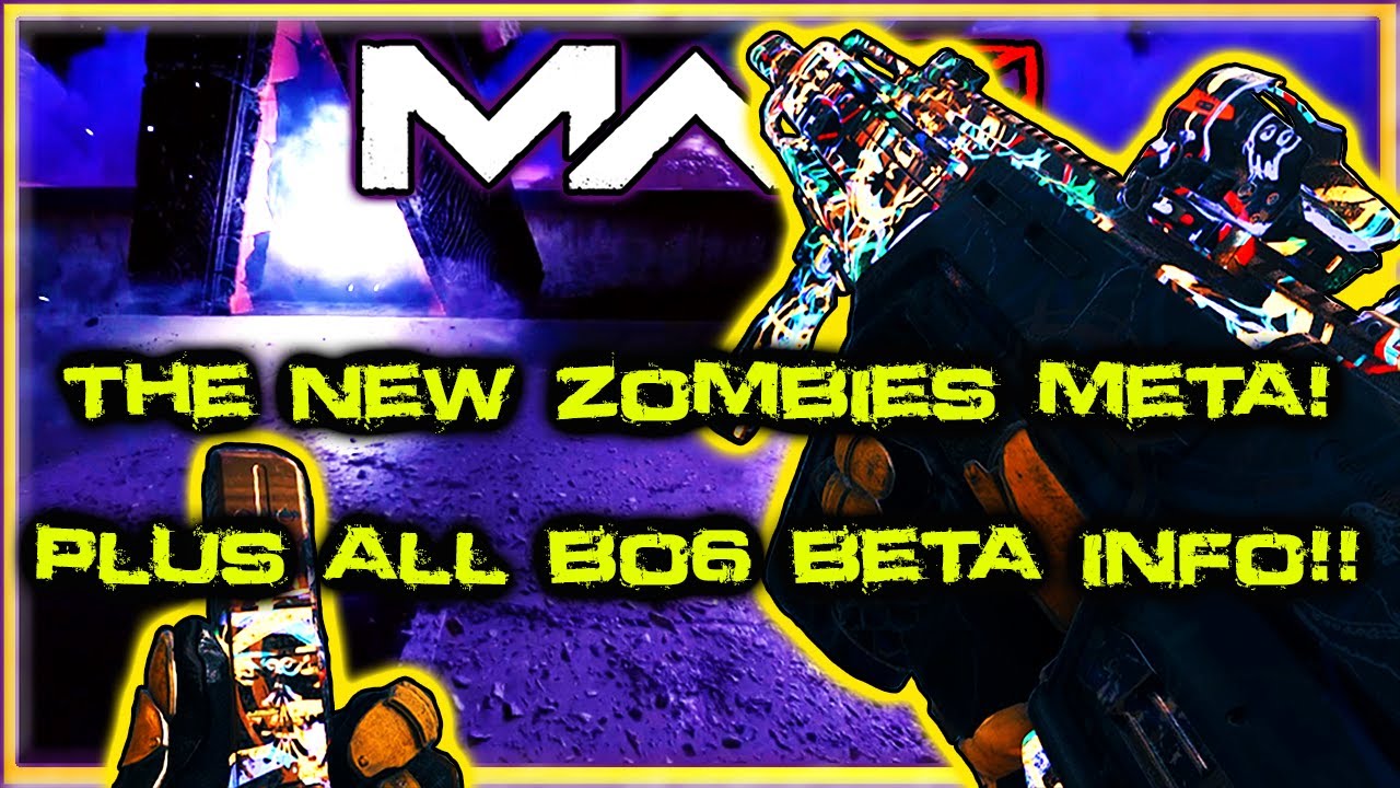 MW3 Zombies S5R THE NEW ZOMBIES META!? (ALL BO6 BETA INFORMATION!!) # ...