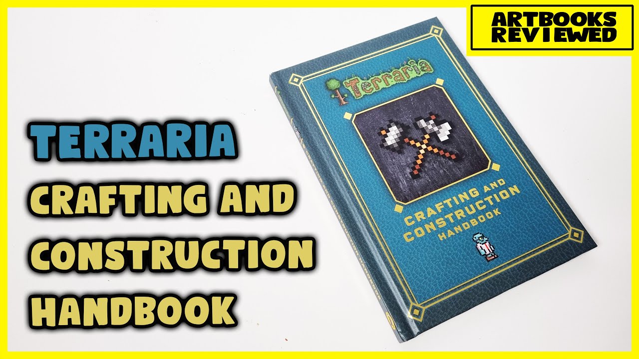 Terraria Crafting and Construction handbook book flip - YouTube