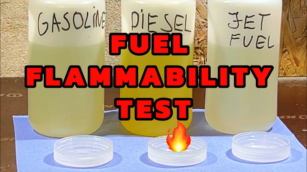 FUEL FLAMMABILITY TEST - YouTube