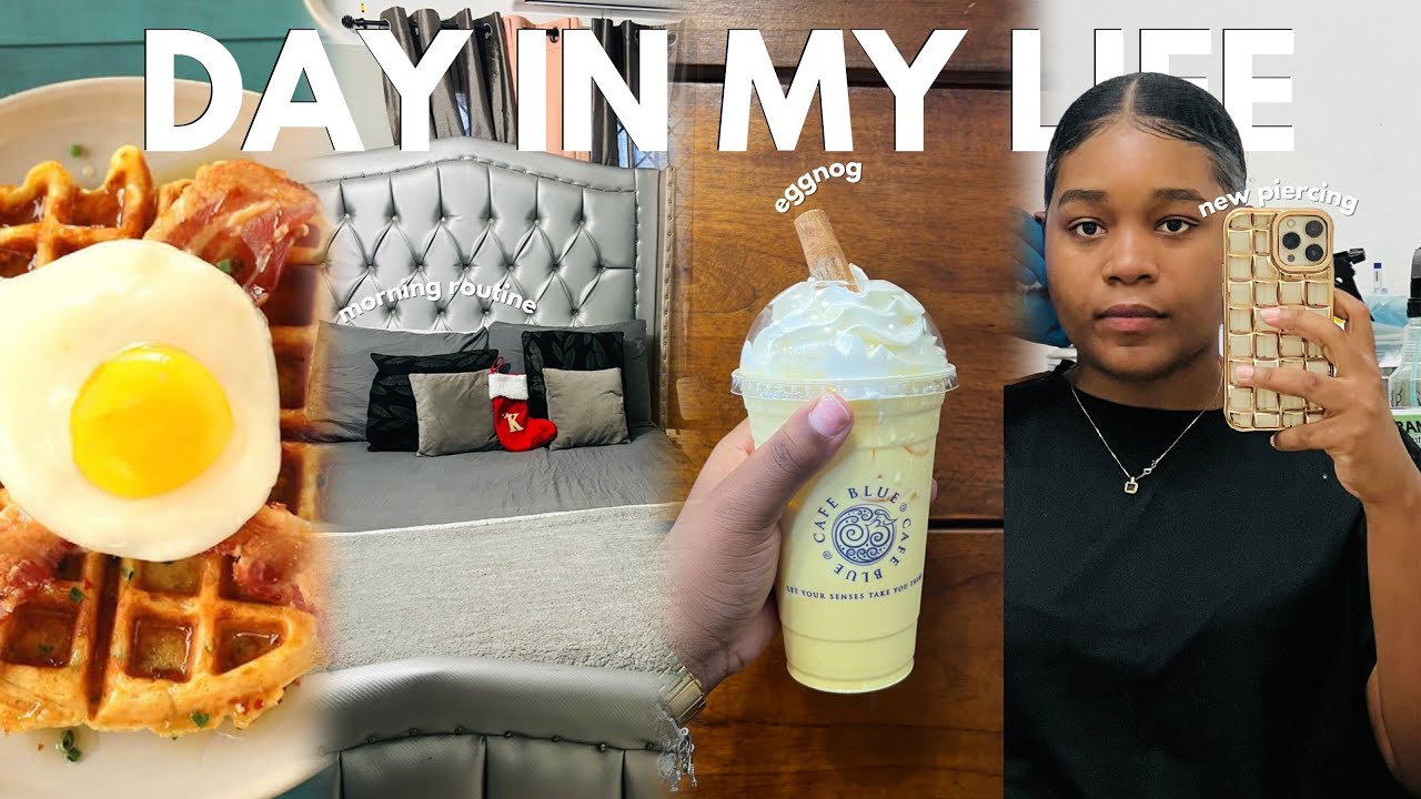 Instagram controls my life for a DAY! new piercings, "BEST" eggnog ...