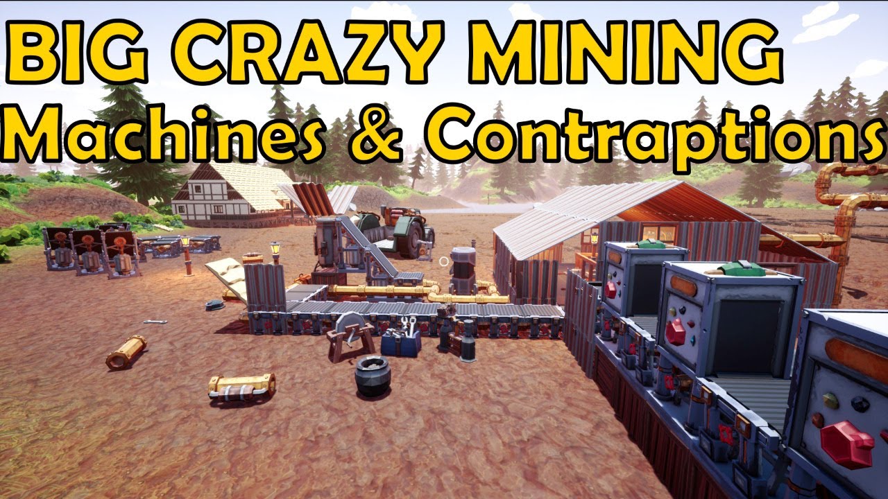 NEW LIVE PRE LAUNCH DAY CRAZY MINING BASE BUILDING MACHINES AND ...