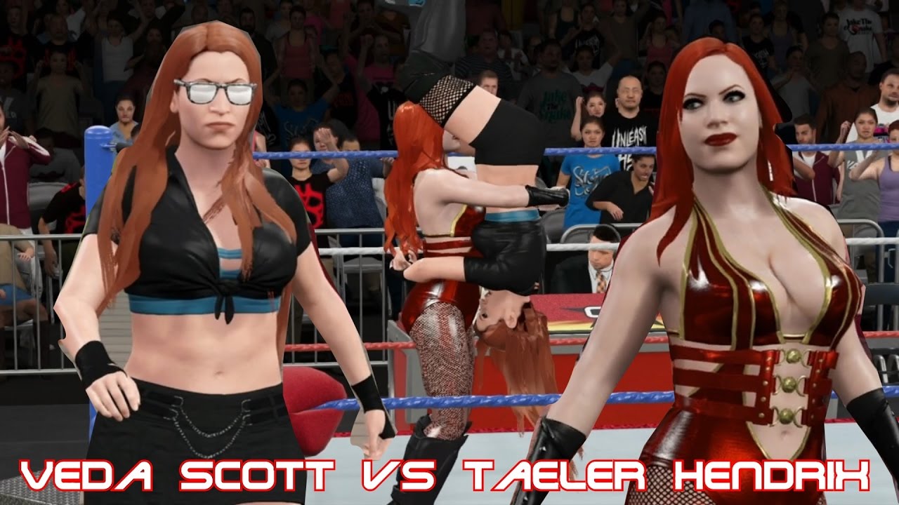 2 Women destroying each other! | Veda Scott Vs Taeler Hendrix | WWE 2K16 Match | WWE2K16 - YouTube