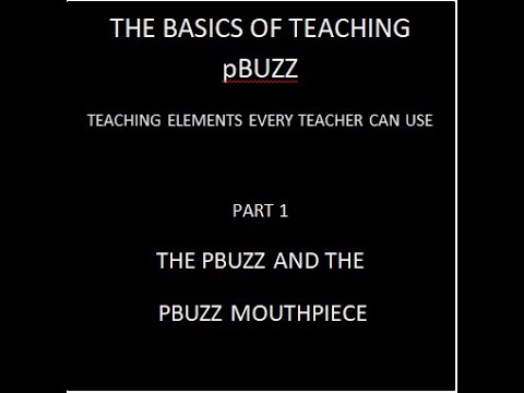 The Basics of Teaching pBuzz - An Introduction - YouTube