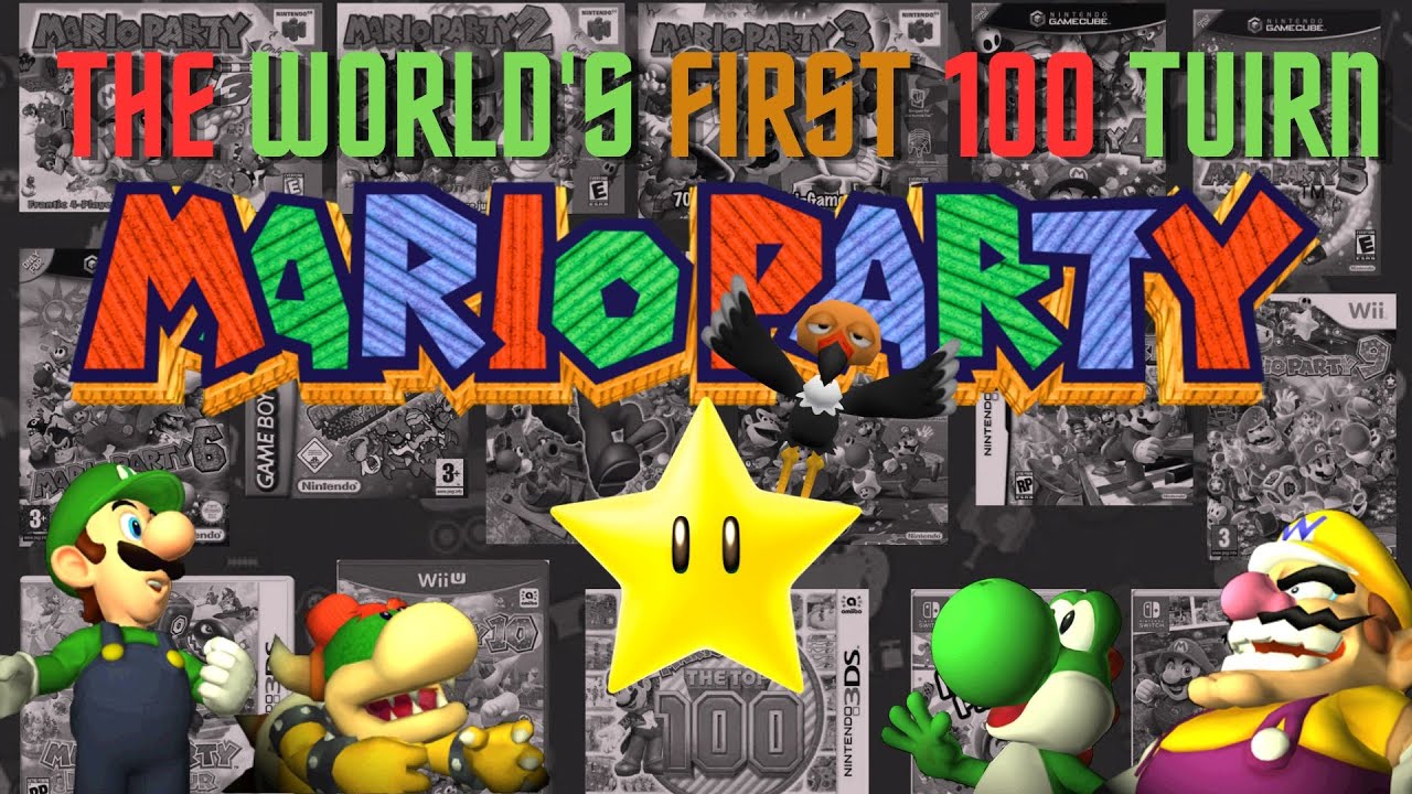 We played the world's FIRST 100 turn Mario Party - YouTube