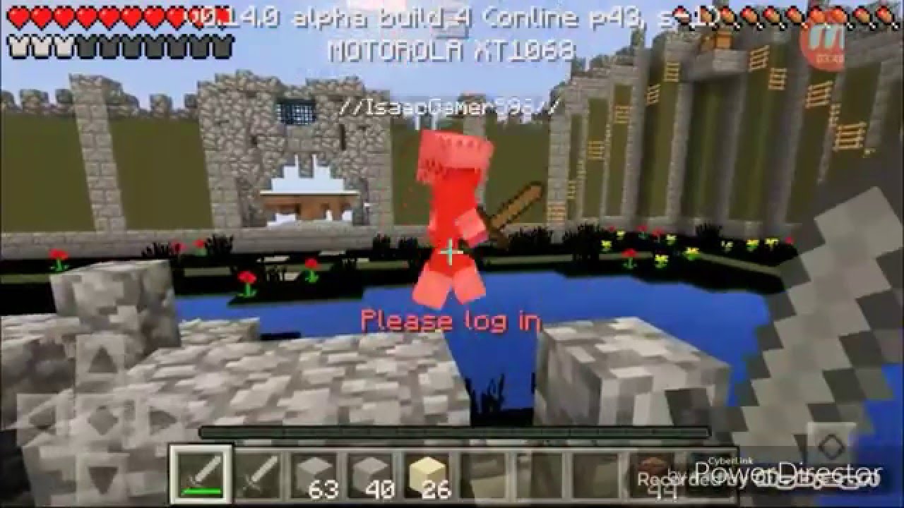 Minecraft pe b5 sky wars - YouTube