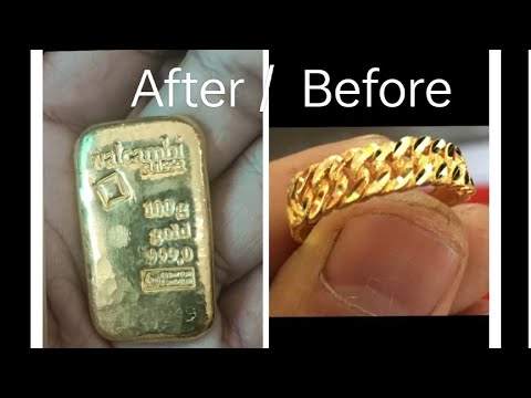 how to making gold ring | how to make gold ring at home|| amazing hand ...