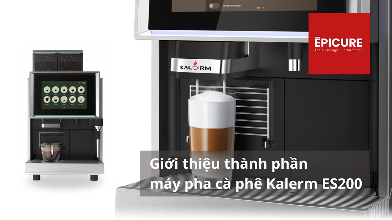 Giới thiệu máy pha cà phê Kalerm ES200 (Cho quán cafe) - YouTube