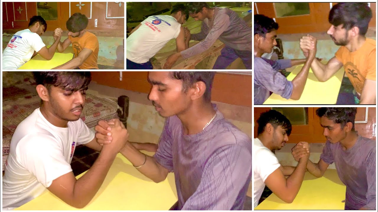 Arm wrestling (panja) with friends |💪🤝 - YouTube