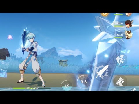 Fish Claymore on Chongyun - Genshin Impact - YouTube