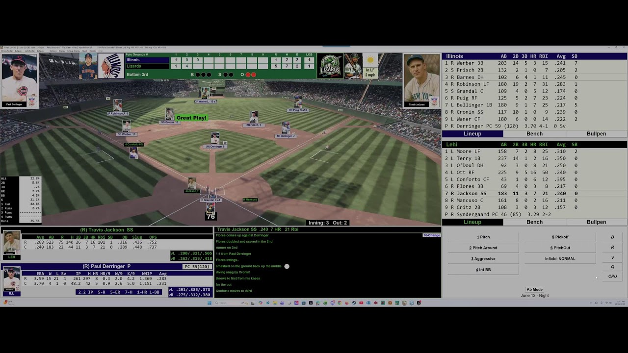 Diamond Legends Baseball June Games - YouTube
