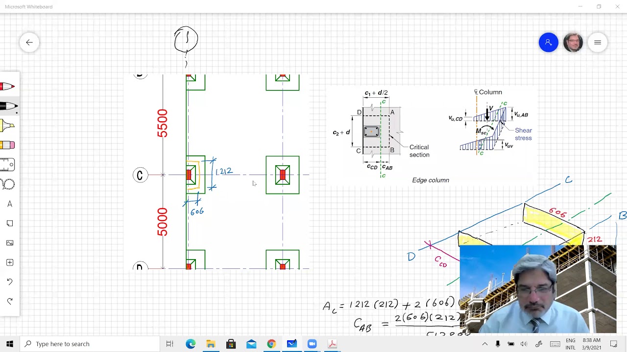Lecture 09 03 21 Moment Transfer from Slab to Column - YouTube