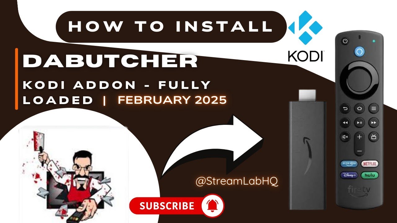 Dabutcher Kodi Addon 2025 🔥 | Best Kodi Addon For Live TV, Movies, and Sports on Kodi 21.2 Omega ...