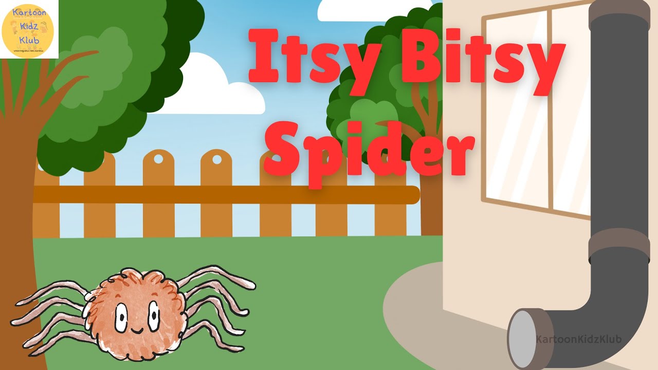 ITSY BITSY SPIDER - Song for Children | KartoonKidzKlub - YouTube