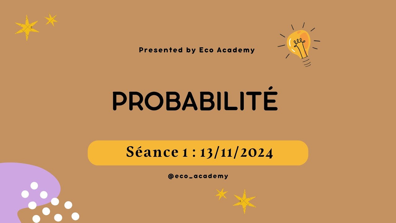 Probabilité S3 séance 01 : L'analyse combinatoire (Arrangement ...