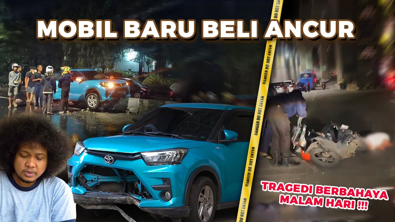 MOBIL NABRAK SEPARATOR JALAN HINGGA REKAMAN ASLI PEMUKULAN MOBIL PADA ...