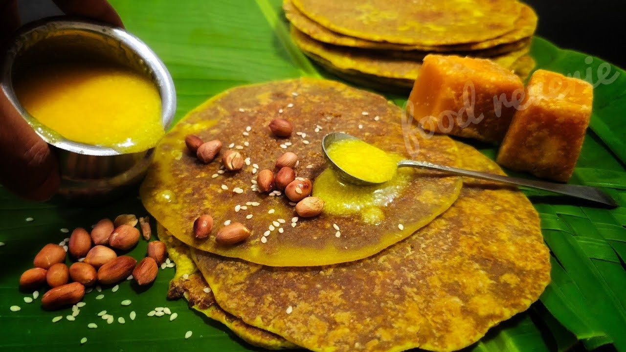 SHENGA KOBRI ELLU HOLIGE | PEANUT COCONUT SESAME JAGGERY UBBATI | Sweet ...