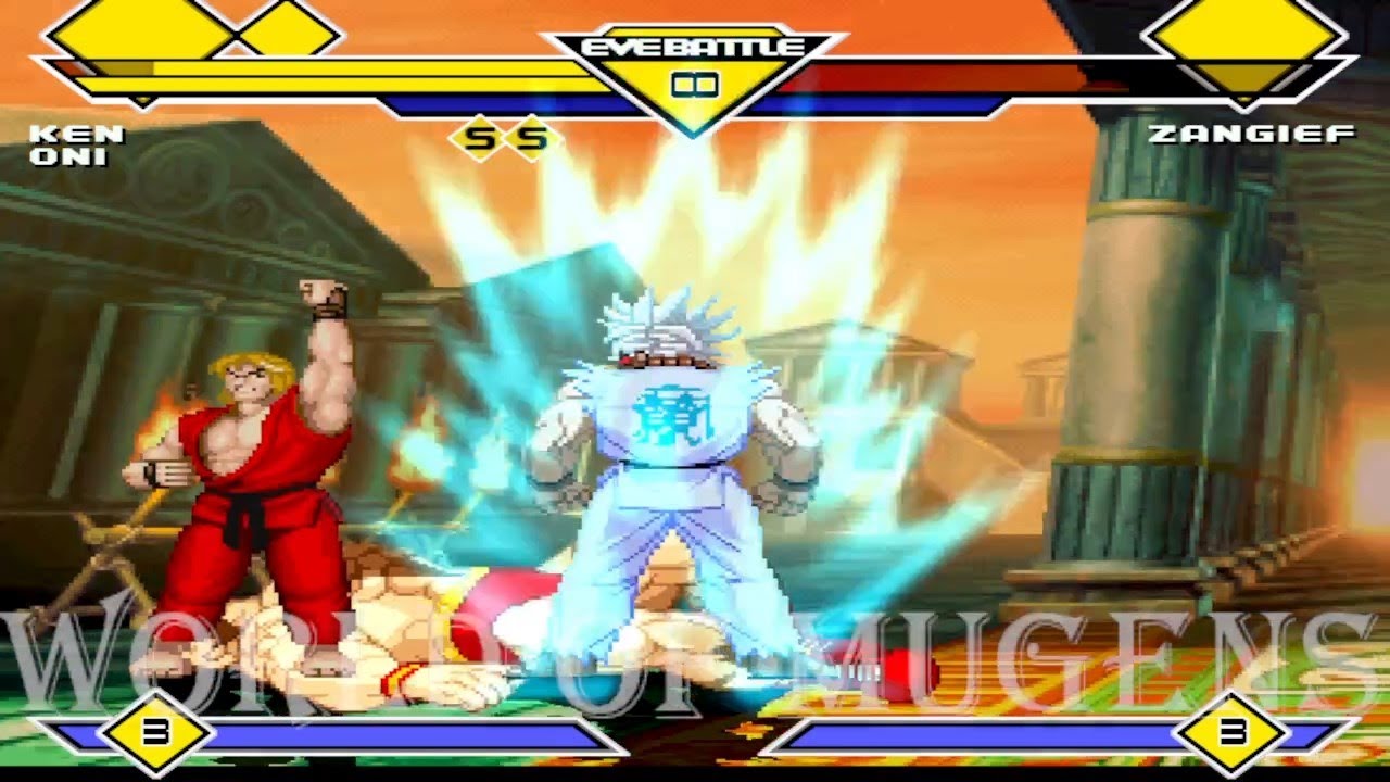 [Street Fighter Mugen] Ken & Evil Oni - YouTube