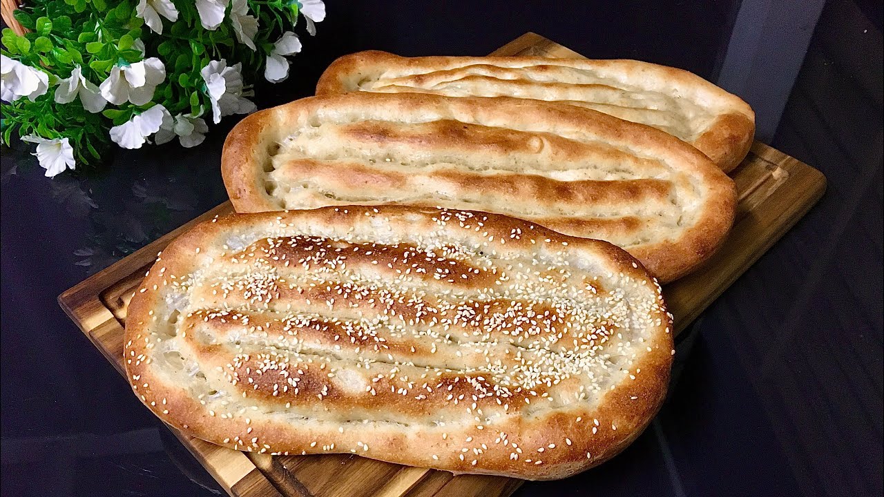 How To Make Naan Barbari | Persian Bread Recipe - YouTube