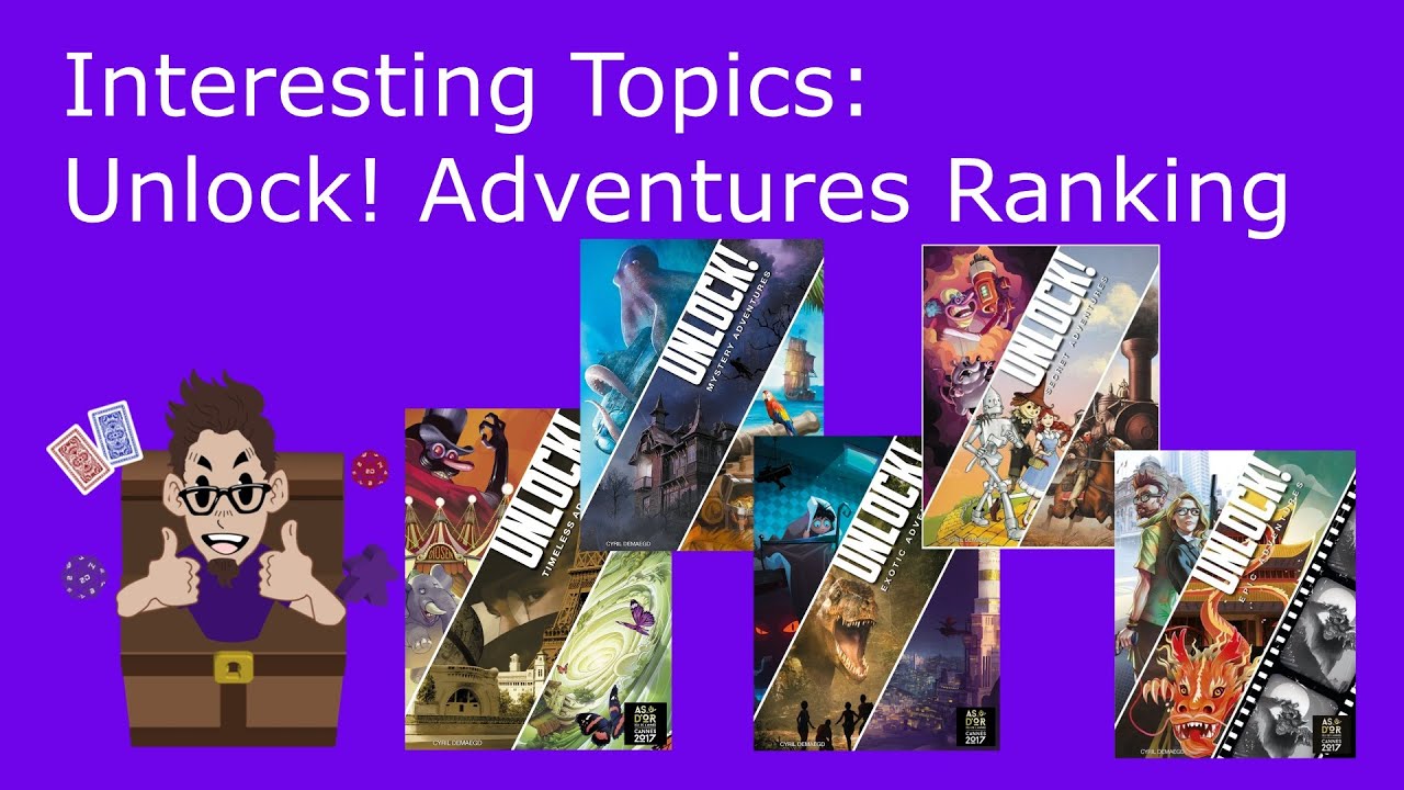 Interesting Topics: Unlock! Adventures Ranking - YouTube
