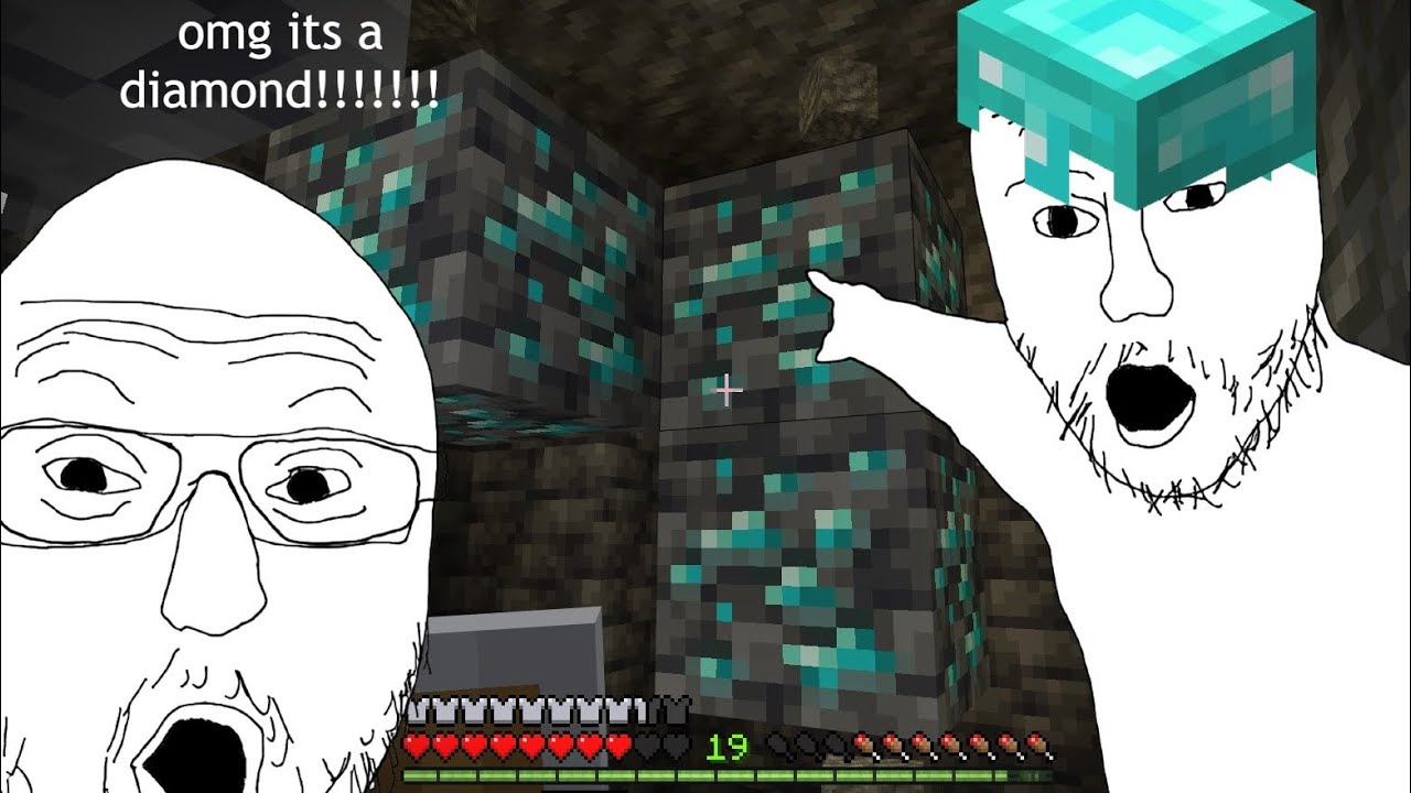 minecraft mining experience - YouTube