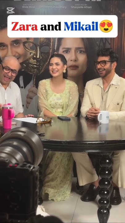 Behroopia Episode 5,6 Zara and Mikail interview bts #behroopdrama #faysalquraishi #madihaimam# ...