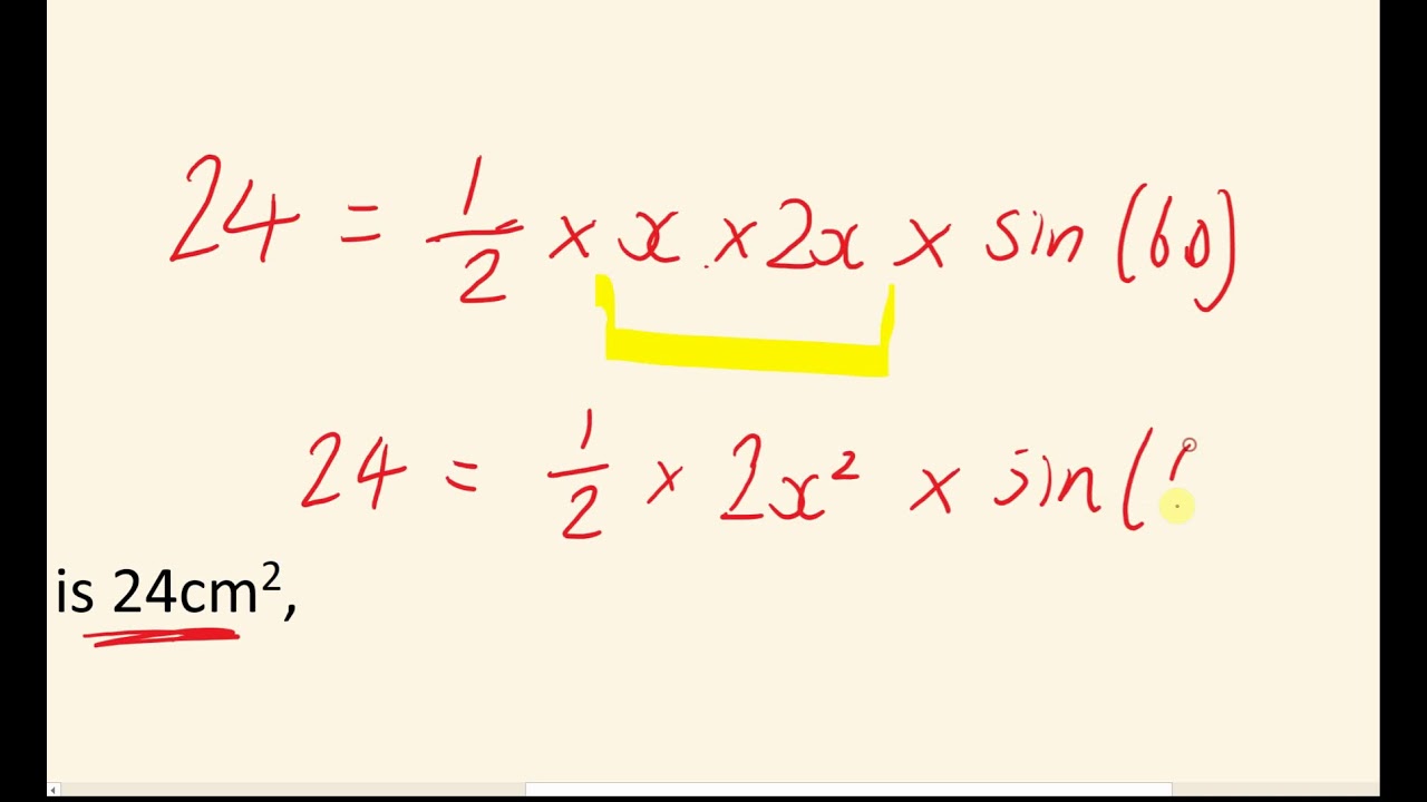 Area Of A Non Right Angled Triangle YouTube area-of-a-non-right-angled-triangle-youtube