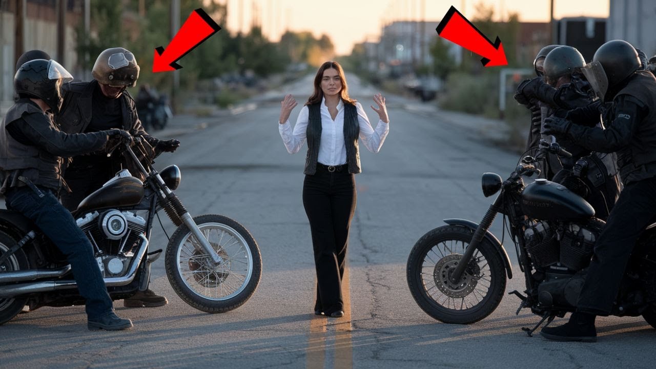 Bikers Corner a Yoga Instructor, Unaware She's a Former Special Forces Operative - YouTube