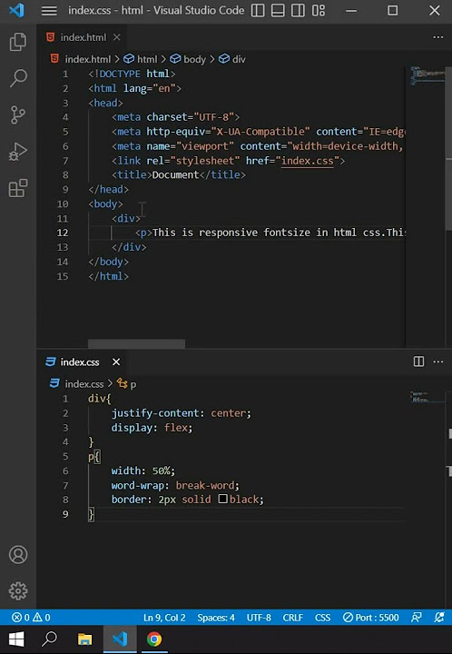 Stop Overflow Word From Box With Responsive Screen Html Css Youtube